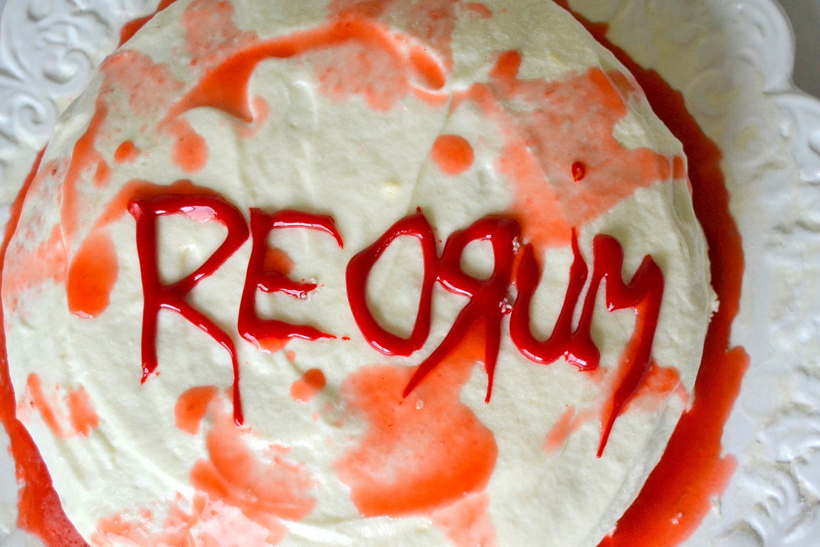 REDRUM Cake with Boozy Cream Cheese Frosting - Fair Robin Revival