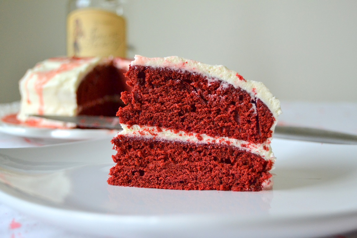 REDRUM Cake with Boozy Cream Cheese Frosting - Fair Robin Revival