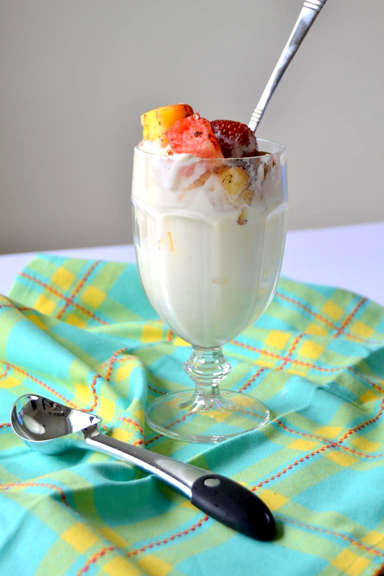 Grilled Fruit Sundaes - Fair Robin Revival