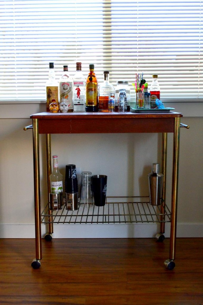 Tattooed Martha's Bar Cart Makeover - Fair Robin Revival