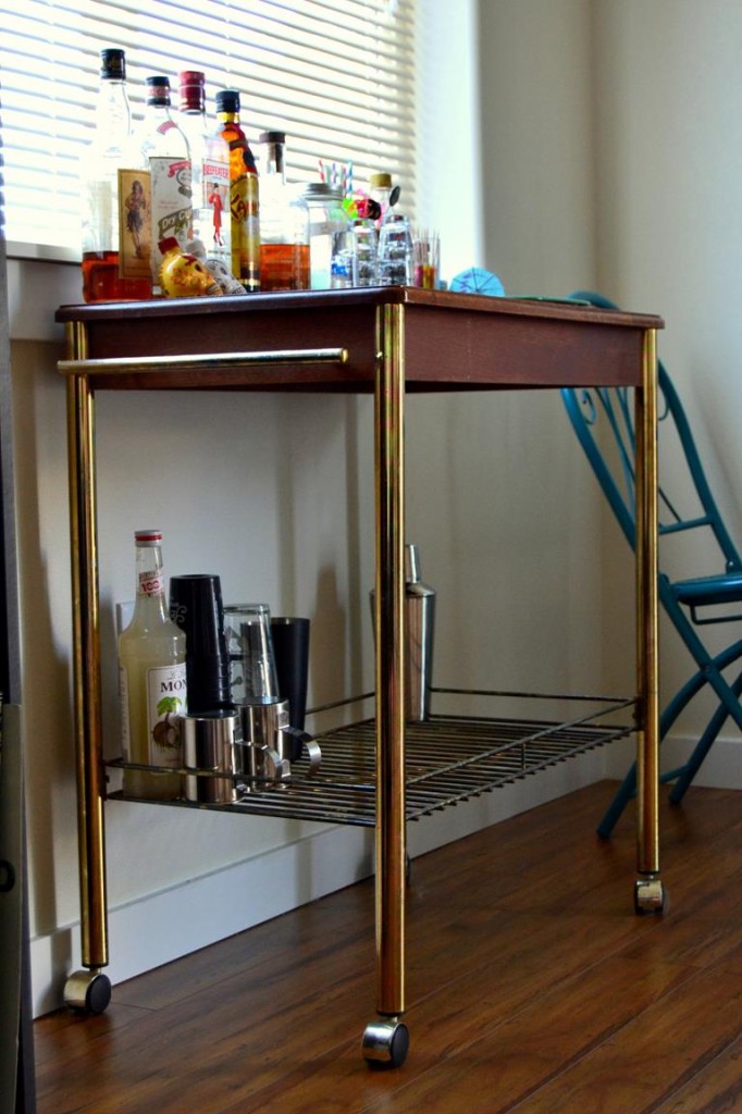 Tattooed Martha's Bar Cart Makeover - Fair Robin Revival