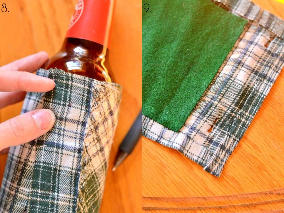 Flannel Pocket Beer Coozies (No-Sew!) - Fair Robin Revival